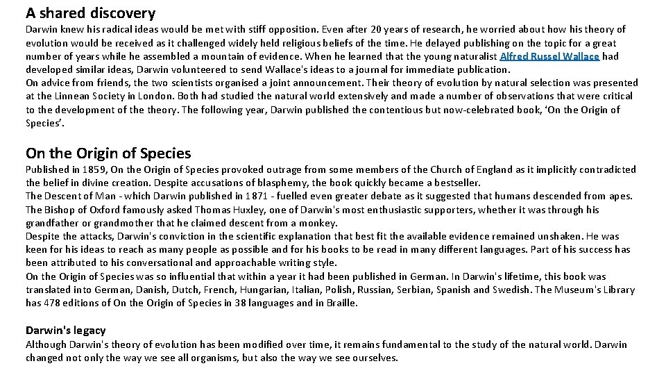 NonFiction Charles Darwin historys most famous biologist th