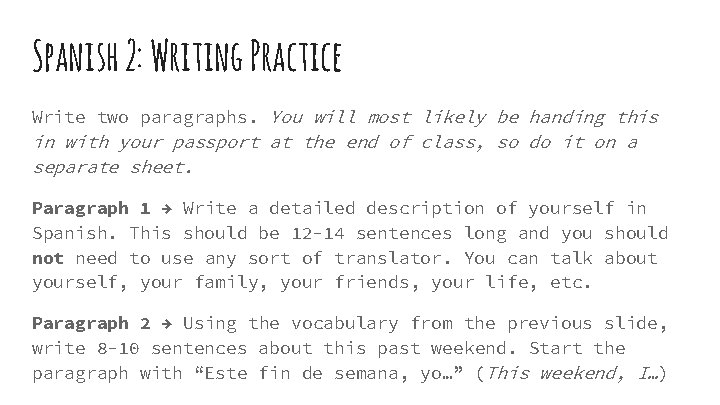 Vmonos el 5 de diciembre SP 2 project