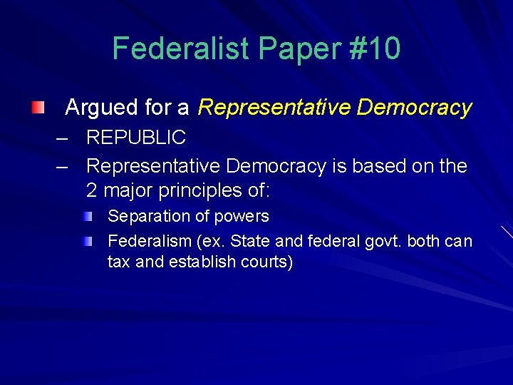 The Federalist Papers Standard 12 1 5 Describe