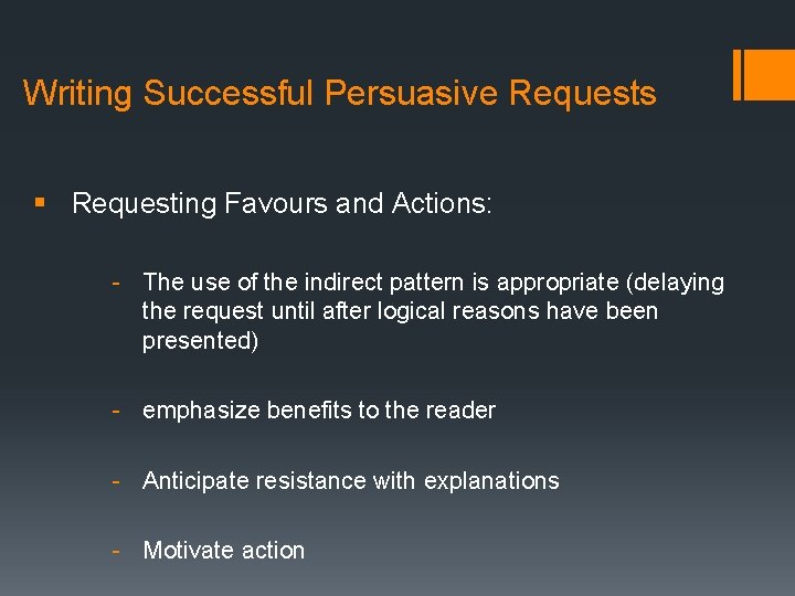 Chapter 10 Persuasive and Sales Messages Learning Objectives