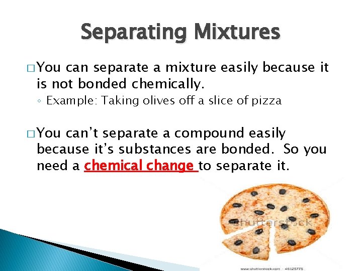 Chapter 11 Lesson 1 Substances and Mixtures Part