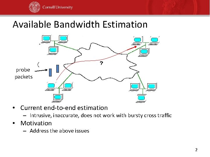 Network Analysis Available Bandwidth Estimation Using So NIC
