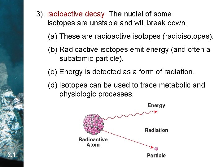 X Chapter 2 Water and Carbon The Chemical
