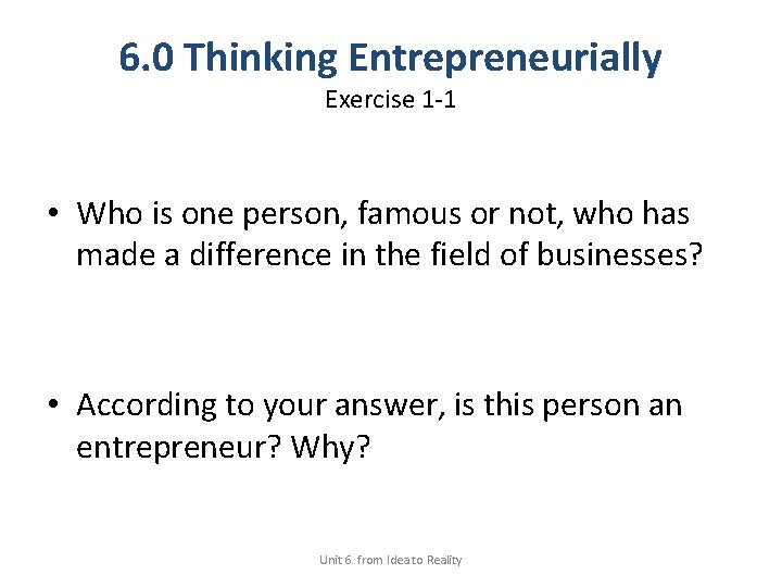 With the help and collaboration of Unit 6