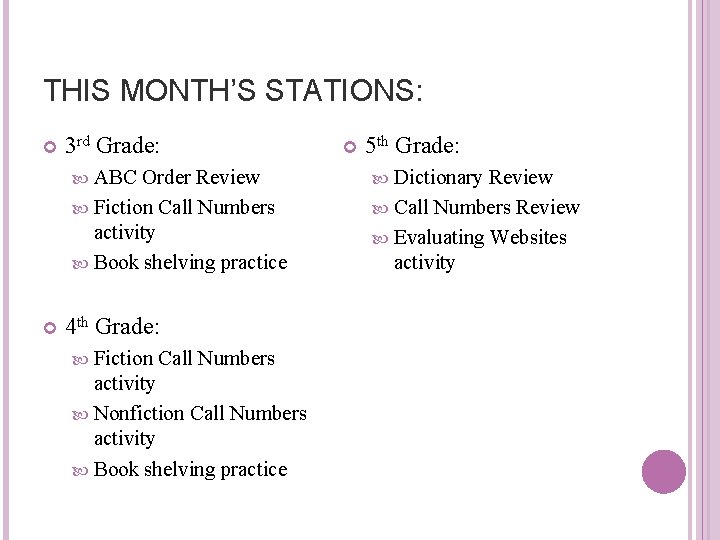 Call Numbers and Reference Section WHAT ARE CALL