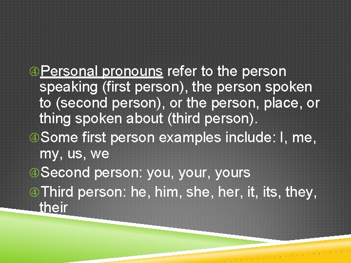 PARTS OF SPEECH REVIEW Nouns Pronouns Verbs Adjectives