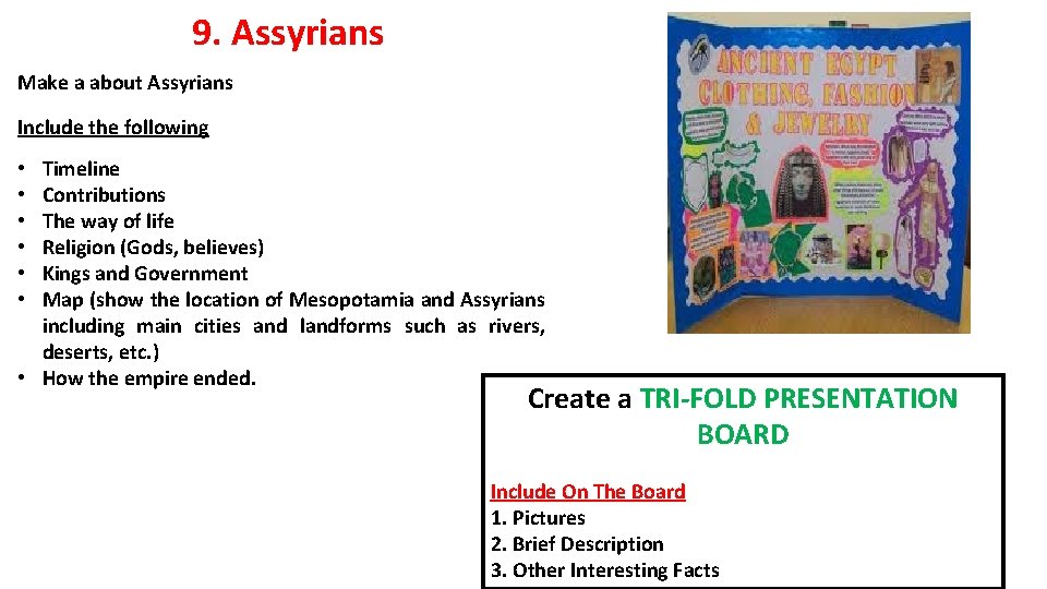 8 SUMERIAN POSTER PROJECT TRIFOLD PRESENTATION BOARD Create