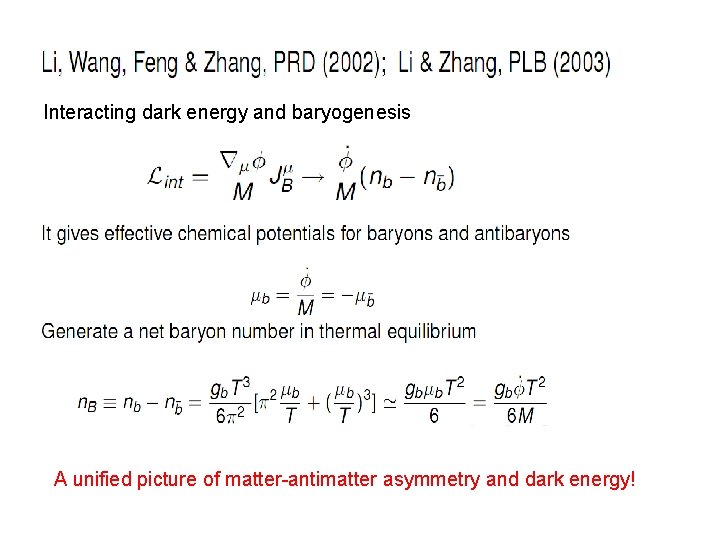 Outline 1 Brief review on dark energy models