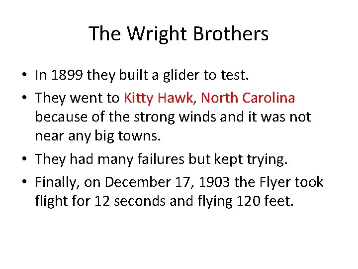 People That Changed the World Inventors Wright brothers