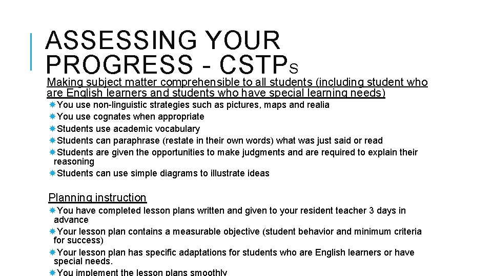 WELCOME TO SUPERVISED STUDENT TEACHING A brief guide