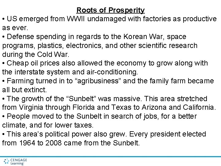 Chapter 36 The Cold War Begins PostWar Economy