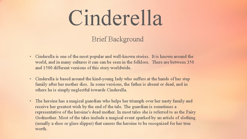 Traditional Literature Text Comparison By Kristen Houlihan Cinderella