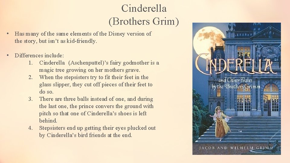 Traditional Literature Text Comparison By Kristen Houlihan Cinderella