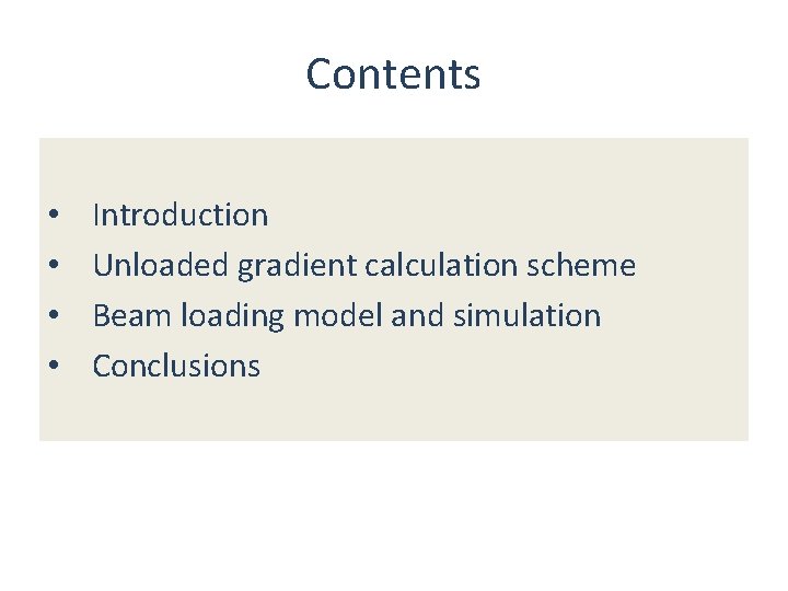 Simulation of beam loading for CLIC accelerating structures