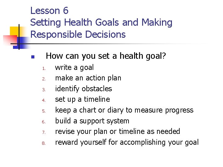 Lesson 6 Bellringer 1 2 3 1 2