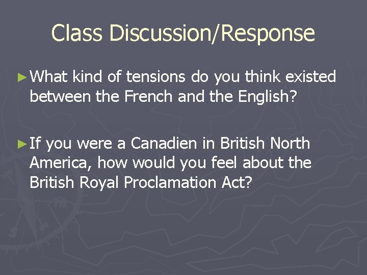 Britain Takes Over British North America 1763 1867