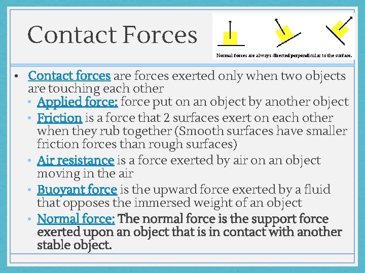 Unit 15 Force Motion Mr Perez Important Vocabulary