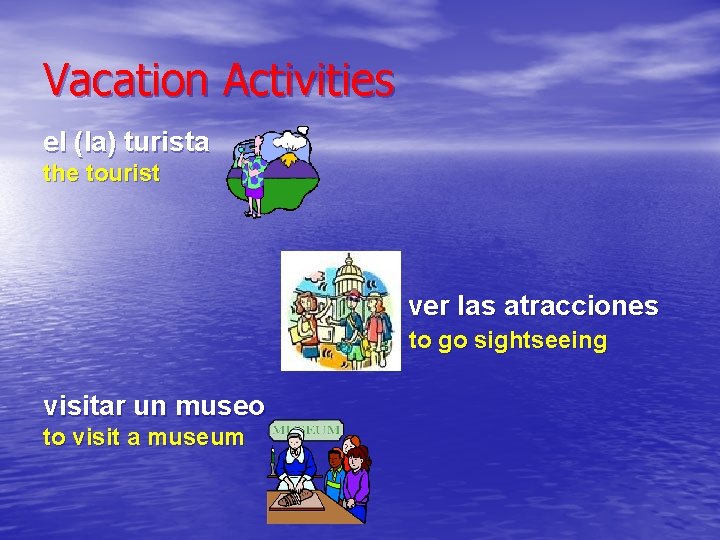 Avancemos 2 Unidad 1 Leccin 2 Vocabulario Vacation
