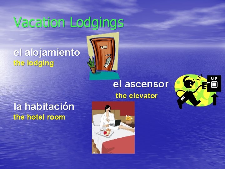 Avancemos 2 Unidad 1 Leccin 2 Vocabulario Vacation