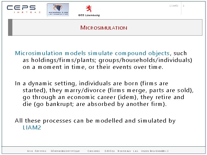 IGSS Luxembourg LIAM 2 A NEW OPEN SOURCE