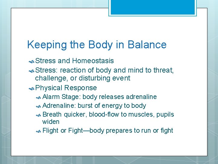 Human Biology and Health Chapter 1 Healthy Body