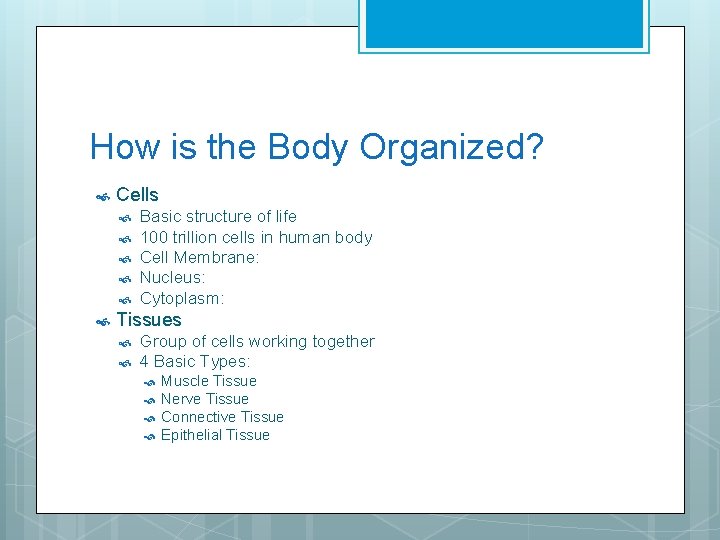 Human Biology and Health Chapter 1 Healthy Body