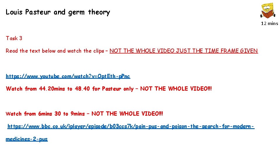 LESSON NUMBER 3 Title Louis Pasteur and germ