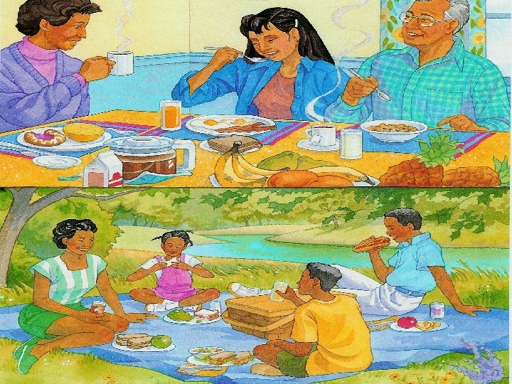 Vamos a Comer La Comida y Las Bebidas