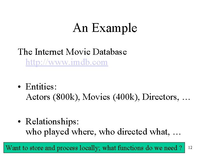 Introduction to Database Systems CSE 444 Lecture 1