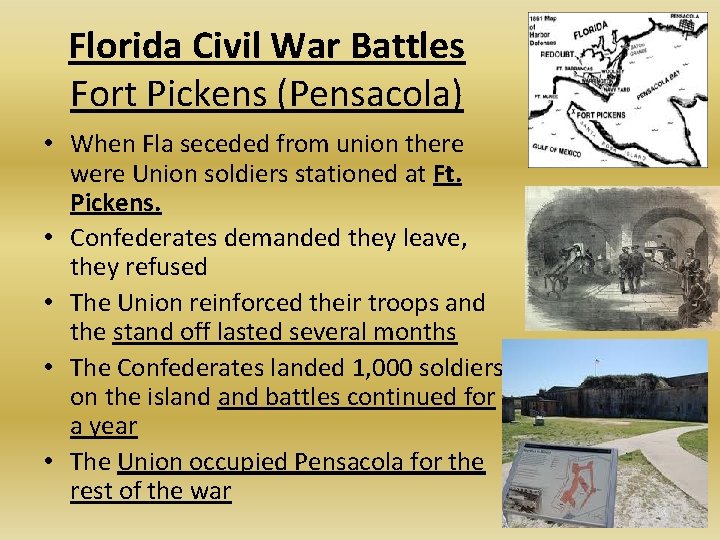 Florida History The Big Ideas Floridas Role in