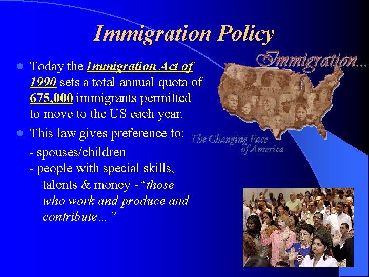 Becoming a Citizen Nation of Immigrants Since 1820