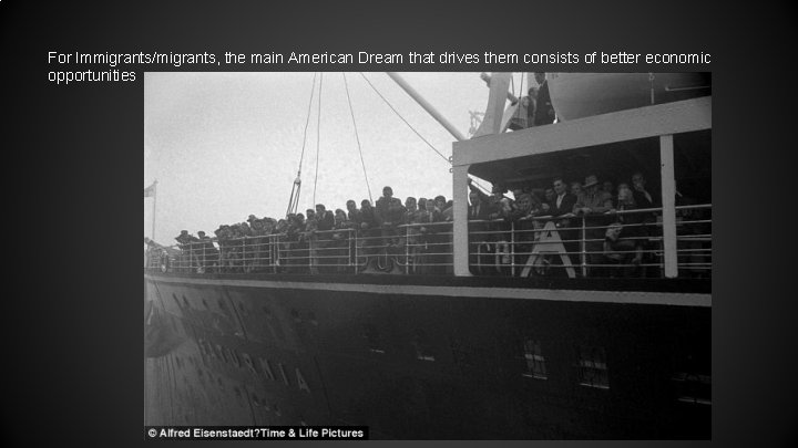 The American Dream By Jessica Bennion The idea