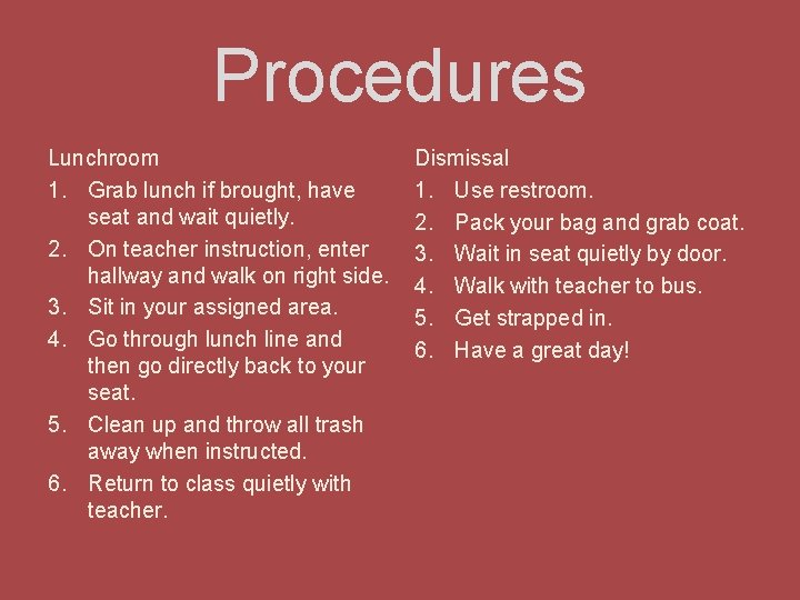 Behavior Management Plan The statement of purpose Our