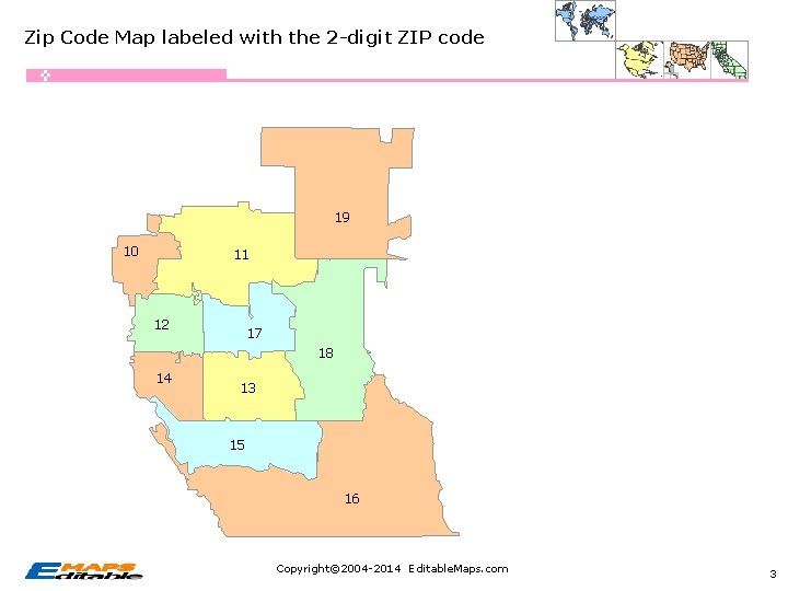Editable Power Point Maps US City Aurora Zip Editable Power Point Maps US City Aurora Zip