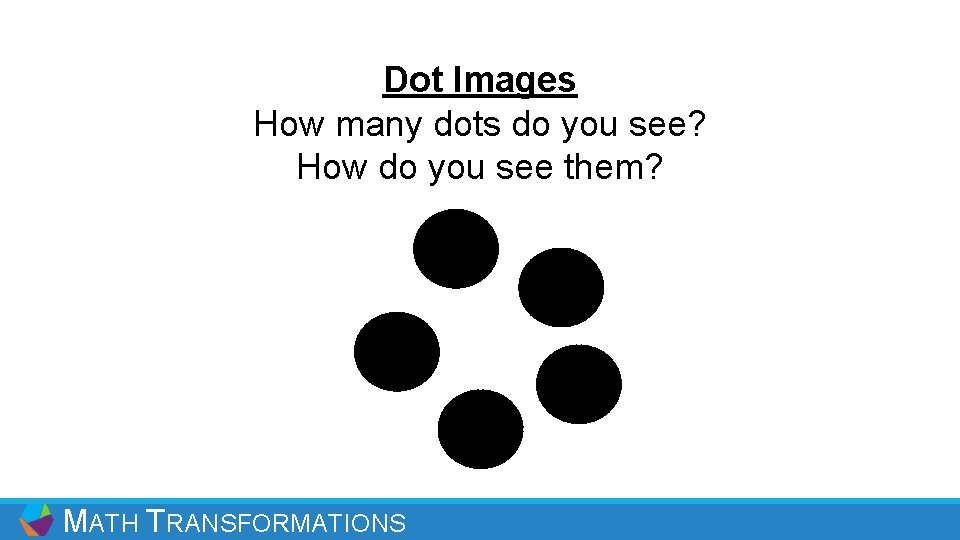MATH TRANSFORMATIONS Number Talks VALLEY MATH INDUCTION SERIES