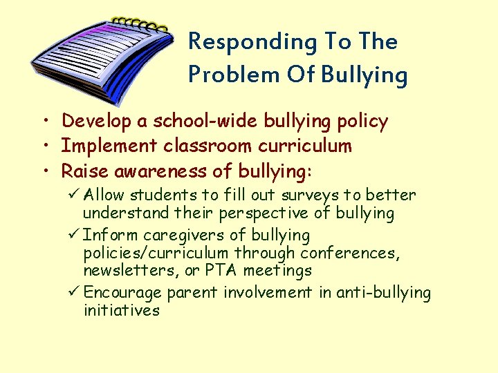 In Our Childrens Schools What Is Bullying Physical