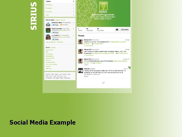 Marketing Plan for the Sirius Programme September 2013