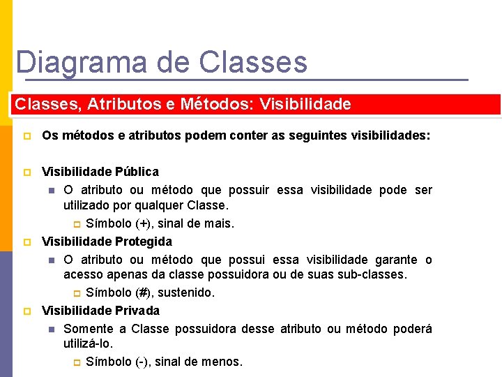 DIAGRAMA DE CLASSE Modelagem de Software Prof Fabola