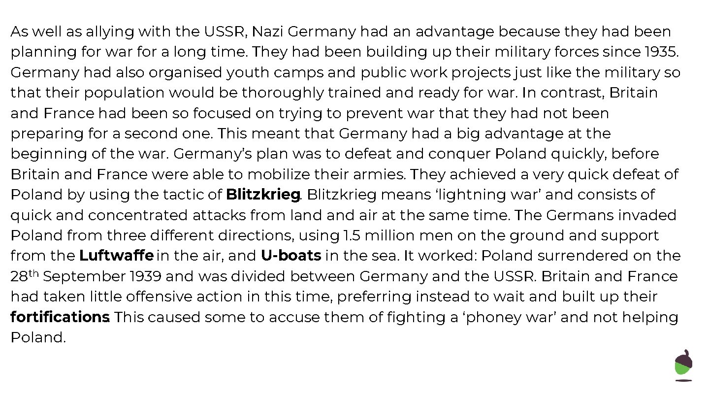 KS 3 History Lesson 1 of 6 Blitzkrieg
