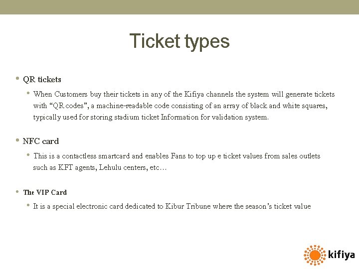 ETHIOPIAN FOOTBALL FEDERATION E TICKETING overview Introduction How
