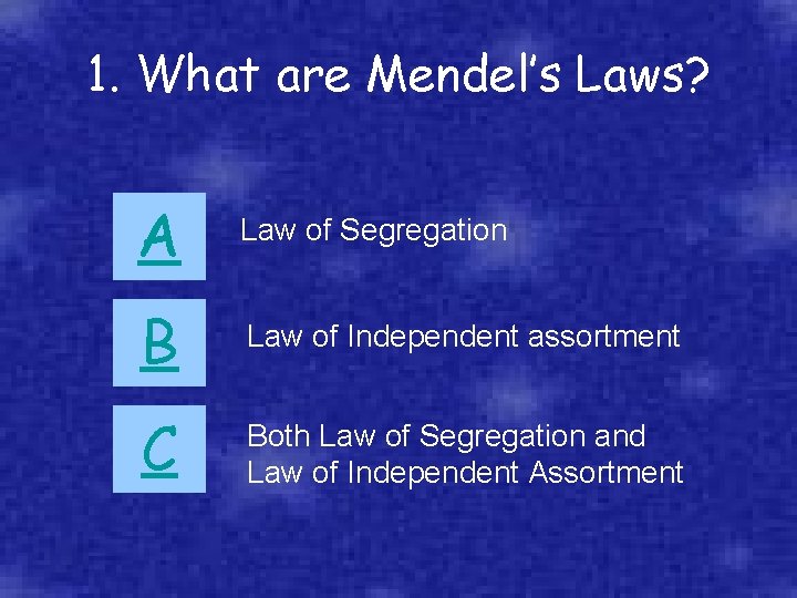 AP Biology Exam Review Put Your Knowledge to