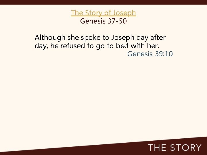 The Story of Joseph Genesis 37 50 Jacobs