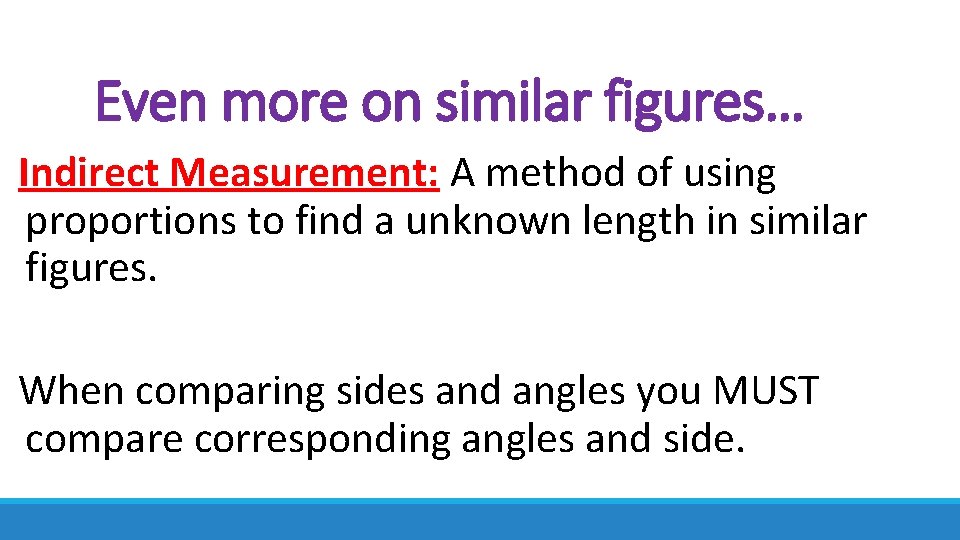 Warm Up Everyone should have a proportion problem
