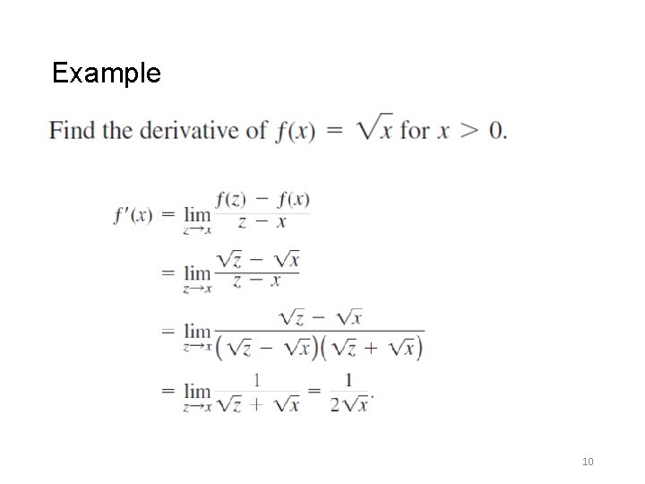 Calculus Lecture 5 Derivatives By Nur Uddin Ph
