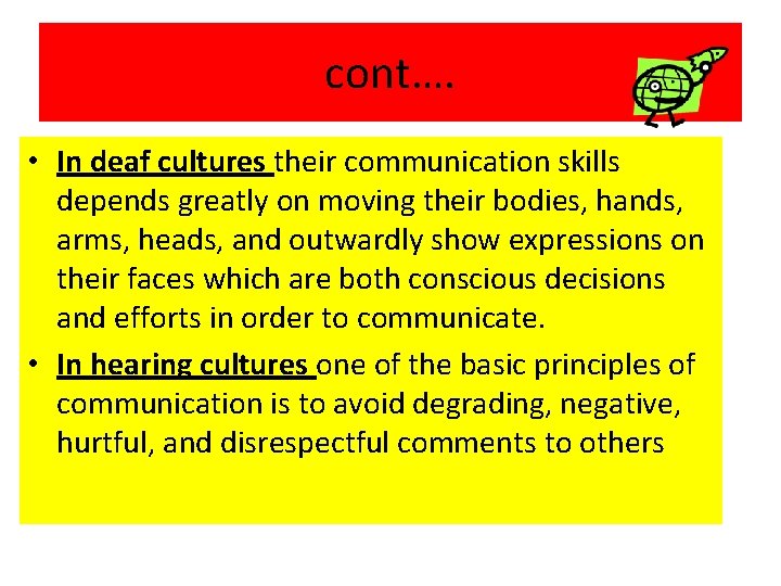 Make 2 columns and label one HEARING and