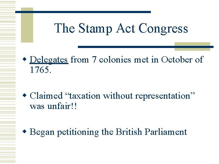 Issues Behind the Revolution The Proclamation of 1763