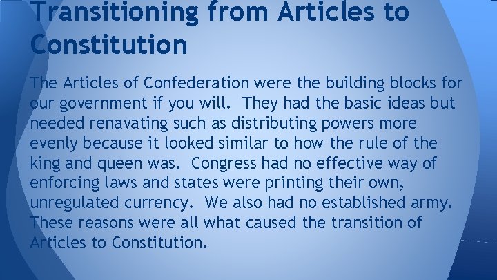 Basic Principles of the US Constitution By Will
