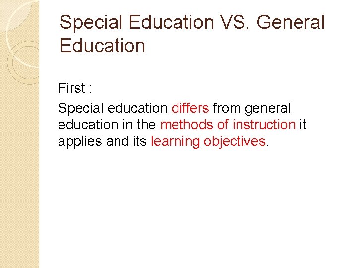 Salahaddin UniversityErbil College of Education Texts of Special