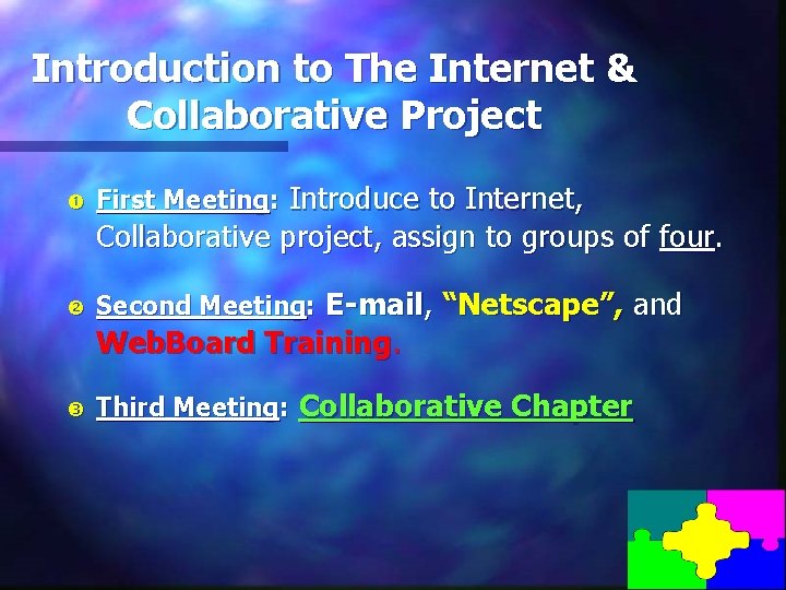 Collaborative Learning Research Project 2000 Smart Board 1991