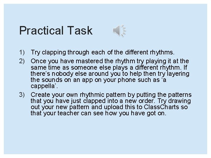 WORLD MUSIC Y 9 Lesson 1 Learning objectives